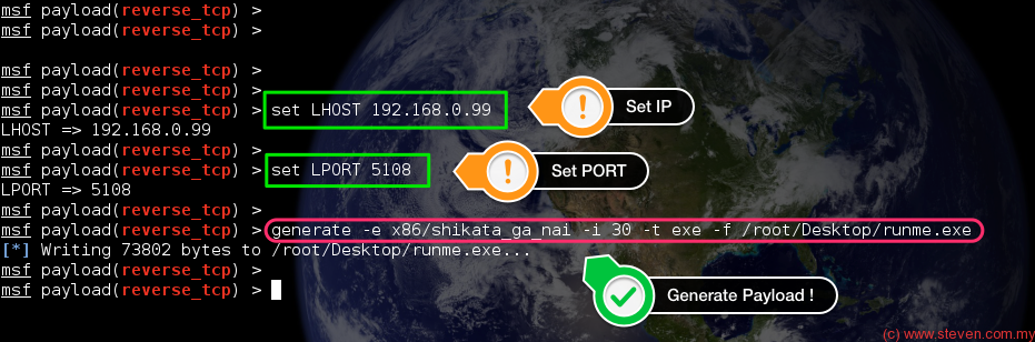 hacking using metasploit