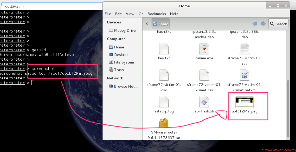 hacking using metasploit